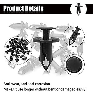 20Pcs Fender Fastener Rivet Push Clips/Body Rivets ATV Push Pins Compatible with Honda Ranger RZR 800 900 Sportsman XP 850 Suzuki Kawasaki Polaris Bumper Fasteners Clips 7661855