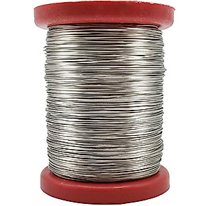 TIHOOD 0.55mm 500G Stainless Steel Bee Hive Frame Wire - Beekeeping Equipment Bee Hive Tool Beekeeper Tool