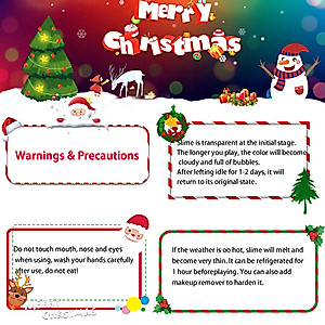 3 Pack Clear Slime Kit Crystal Slime Set for Kids Soft Jelly Cube Clear Slime Pack Easter Christmas for Girls Boys