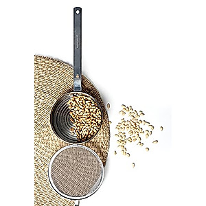 RSVP International Kitchen Roasting Collection Dishwasher Safe, Nut/Seed Toasting Pan, Stainless Steel