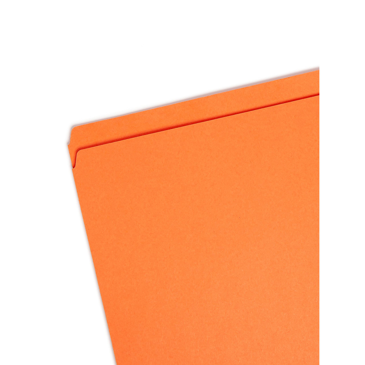 Smead File Folder, Straight-Cut Tab, Letter Size, Orange, 100 per Box (10941)