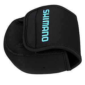 Shimano Neoprene Reel Cover; Medium; Black