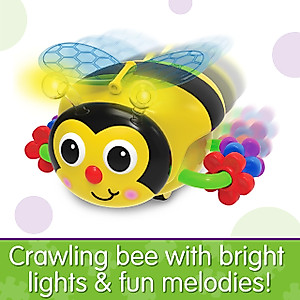 The Learning Journey Early Learning - Crawl About Bee - Crawling Toys for Babies 6-12 Months - Bright Lights and Fun Melodies - Award Winning Toys