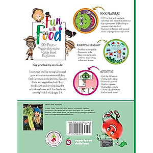 Fun With Food: 100+ Fruit and Veggie Activities for Little Food Explorers - An Interactive Activity Book for Kids Ages 3-6 (Growing Adventurous Eaters)