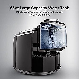 Professional Steamer for Clothes, Anthter 1500W Powerful Full Size Garment Steamers, 35s Fast Heat-up, 90 Mins of Continuous Steam Wrinkle Remover with 2.5L Water Tank, Perfect for Household