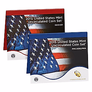 2015 P&D United States Mint 28-Coin P&D Uncirculated Mint Set (U15) OGP $1 US Mint Brilliant Uncirculated