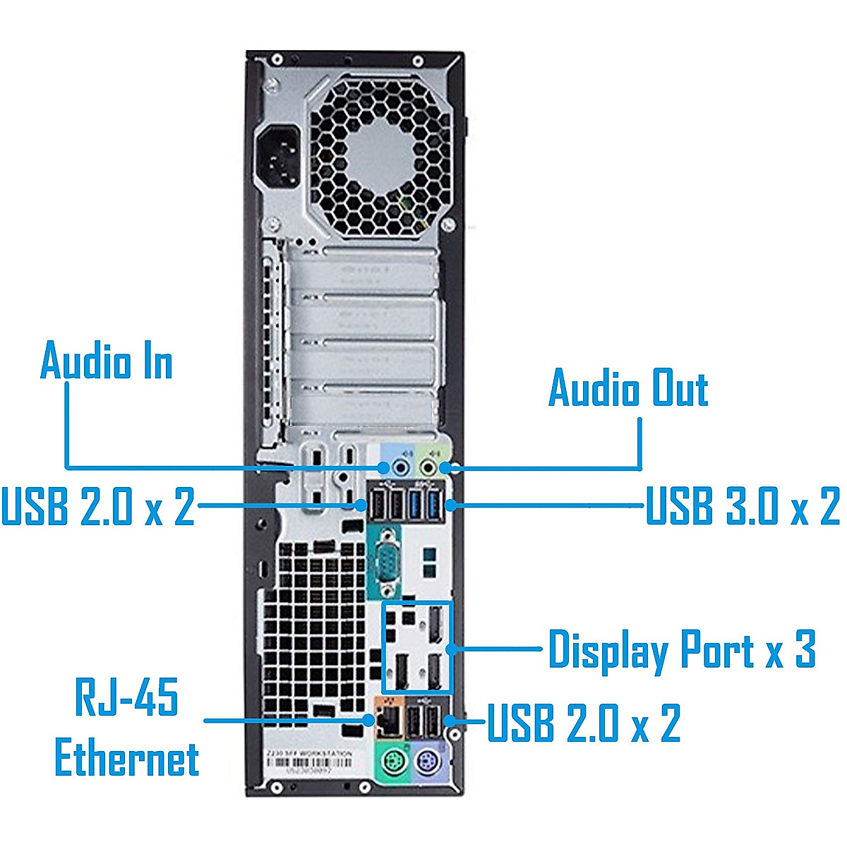 HP z230 Workstation SFF Desktop Computer, Intel Core i7-4770 Upto 3.9GHz, 16GB RAM, 512GB SSD 500GB HDD, HD Graphics 4600 4K, DisplayPort, HDMI, Wi-Fi, Bluetooth - Windows 10 Pro (Renewed)
