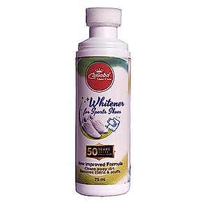ZIG ZAG Instant Shoe Whitner for Sport Shoes,Sneakers and more Includes Sponge Applicator Easy-to-use Lid Brush Whitener Pack of 3