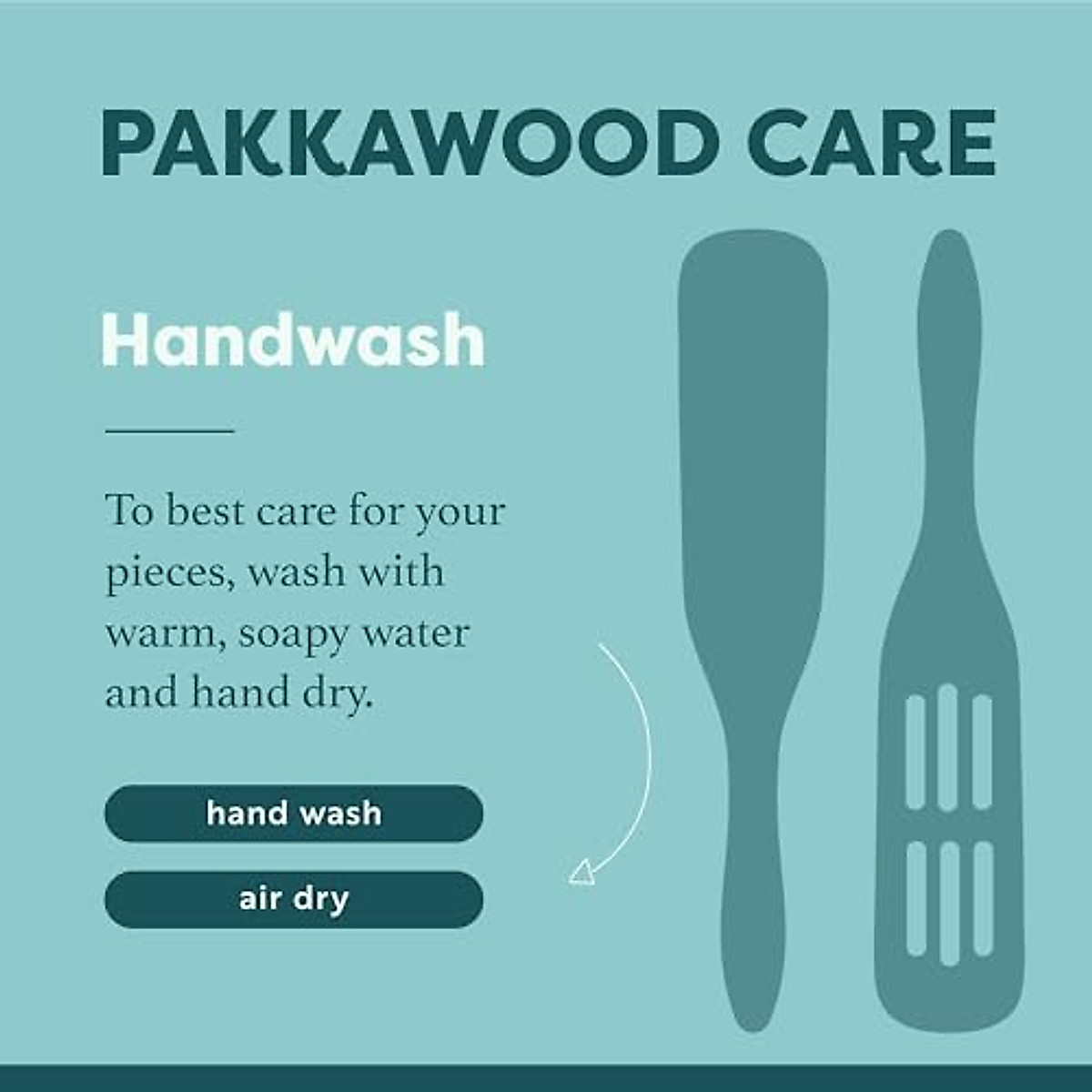 Crate Collective The Original 4-Piece Bamboo Spurtle Set - Wooden Cooking Spoon Utensils for Stirring, Serving, Mixing, Whisking, Whipping, Flipping Food - Non-Scratching, Eco-Conscious Kitchen Tools