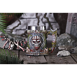 Nemesis Now Officially Licensed Iron Maiden Book of Souls Tankard, Multi Coloured, 17.5cm