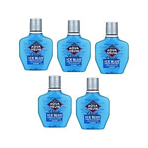 Aqua Velva Classic Ice Blue Cooling After Shave 3.50 oz (Pack of 5)