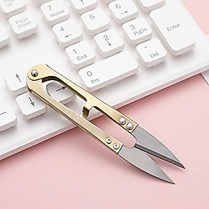 Cotchear Thread Scissors, 4.1 inch High-Carbon Steel Blades for Snip Thread, Yarn, Embroidery Handheld Snippers