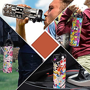 IMMERROT 24 Pack 20 OZ Sublimation Tumblers Skinny Straight, Sublimation Sport Water Bottles Blanks Stainless Steel Double Wall Insulated Cups Bulk with Straw Lids DIY for Gift (24 Pack-White)