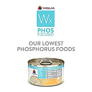 Weruva Wx Phos Focused, Chicken Formula in Gravy, 3oz Can (Pack of 12)