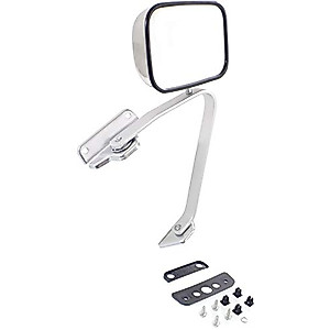 Kool Vue Left & Right Door Mirrors Compatible With Ford F-150 1987-1991 Polished Pair