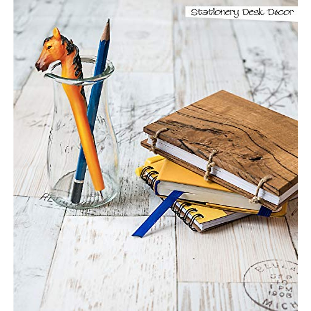 Planet Pens Brown Horse Novelty Pen - Cool Fun Unique Kids and Adults Ballpoint Pen Colorful Ranch Life Writing Pen Instrument For School and Office