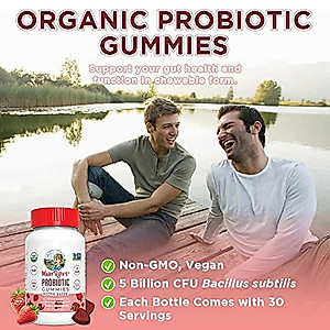 MaryRuth Organics Adult Probiotic Gummies & Vitamin C Gummies Bundle Gummies for Digestive Support & Gut Health | Vegan Vitamin C Gummies for Immune Function & Overall Health for Adults & Kids