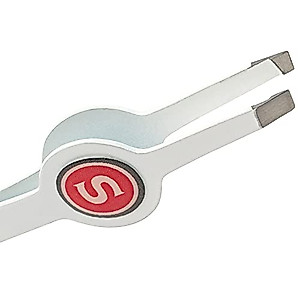 SINGER Slant Tip Tweezers with Wide-Grip for Sewing, Quilting, & Applique