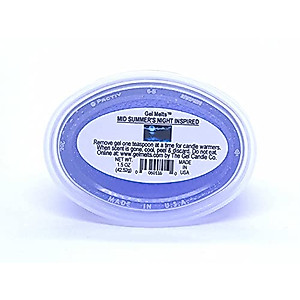 3 Pack of MID SUMMER'S NIGHT INSPIRED aroma Long Lasting Gel Melts™ gel wax for Warmers and Burners PEEL, MELT, ENJOY