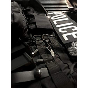 MILITAUR First Responder Door Stop/Door Jam for Law Enforcement, Police, Emergency Medical Services. Stops Doors from Closing, 3 Pack and Molle/PALS Compatible… (3)