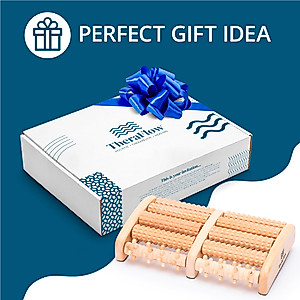 TheraFlow Foot Massager for Plantar Fasciitis Relief Foot Massager for Neuropathy and Foot Massager | Feet Massager for Foot Pain and Foot Roller Massager Plantar Fasciitis Gifts for Mom and Dad