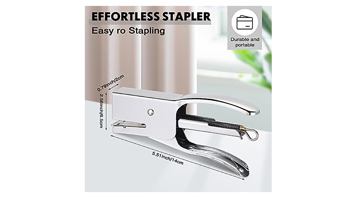 Heavy Duty Plier Stapler - 50 Sheet Capacity - 3 Pack