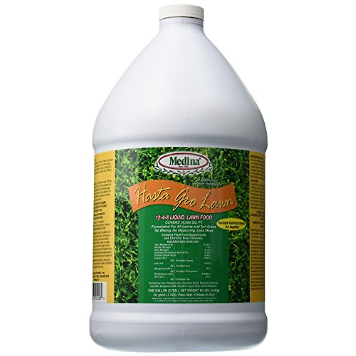 Medina 12-4-8 HastaGro Lawn, 1 gallon