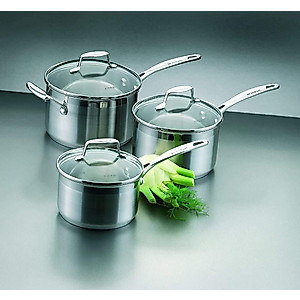 Scanpan Impact Saucepan, 3.5 Quart, Silver