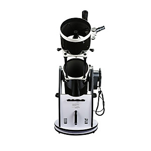 Sky Watcher Sky-Watcher Flextube 250 SynScan Dobsonian 10-inch Collapsible Computerized GoTo Large Aperture Telescope, White, (S11810)
