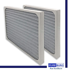 PUREBURG 30930 Replacement True HEPA Filters Compatible with Hunter HEPAtech 30020 30393 30200 30201 30205 30250 30253 30255 30256 30350 30374 30375 30377 30380 30390 37255 37375,2-Pack