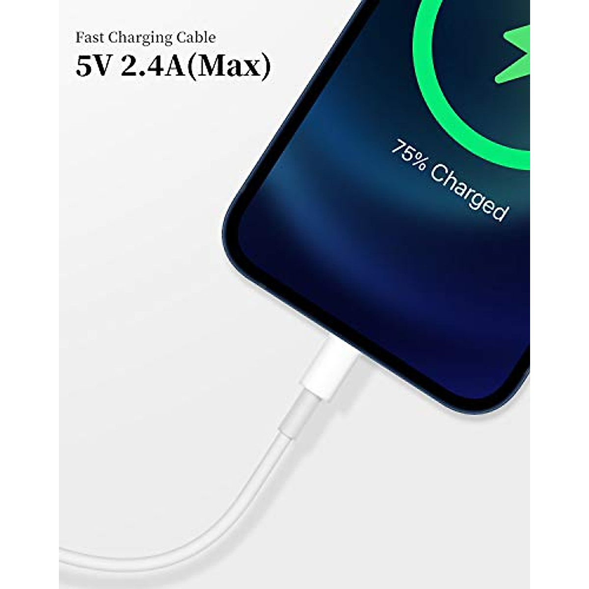 Apple iPhone Charger Cable, 2 Pack Original USB to Lightning Cable Apple MFI Certified 6 Ft, Fast iPhone Charging Cord for iPhone 11/11Pro/11Max/ X/XS/XR/XS Max/8/7/6/5S/SE/