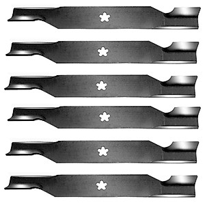 RAParts Set of (6) Aftermarket 18-1/2" High Lift Mower Blades Fits AYP Fits Husqvarna