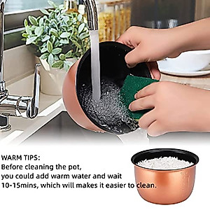 CMCNCBC Mini Rice Cooker, Electric Lunch Box, Travel Rice Cooker Small, Portable Rice Cooker, Removable Non-stick Pot, Keep Warm Function, Suitable For 1-2 People - For Cooking Soup, Rice, Stews, Grains & Oatmeal