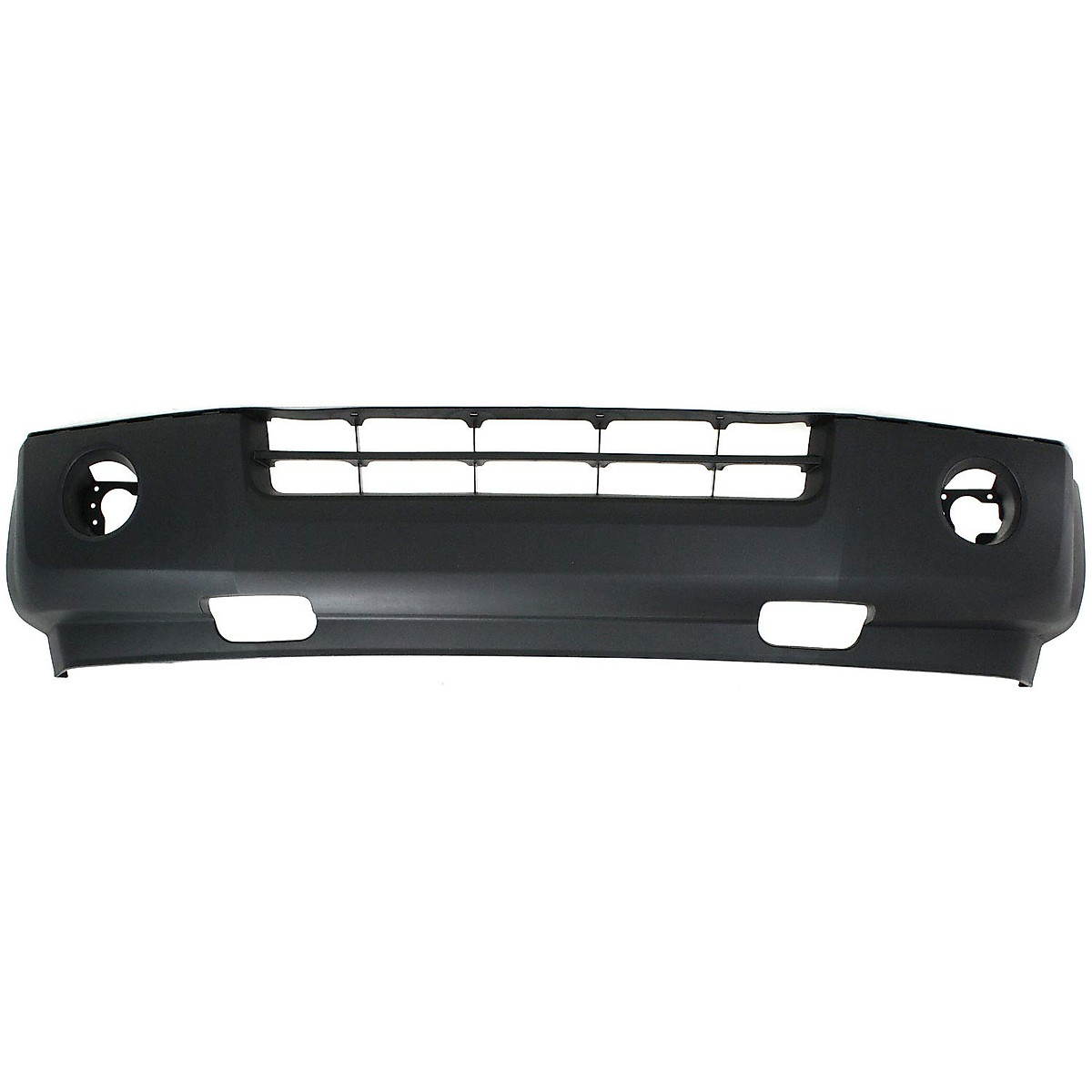 Evan Fischer Bumper Cover SET Compatible with 2007-2014 Ford Expedition Upper - Primed; Lower - Textured For Models With Wheel Opening Moldings Front, Upper and Lower FO1000631