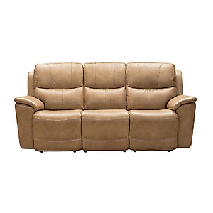 Barcalounger Kaden Power Reclining Sofa, Power Head Rests&Lumbar, Elliott Taupe
