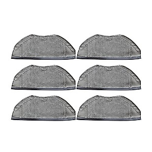 Spare parts HEPA Filter, MaiKemtAtrush, Side Brush, Mop Cloth, Compatible With 360 S6 Pro S9 X95 Robot Vacuum Cleaner Spare Parts Replacement (Color : 6pcs mop)