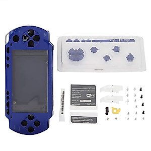 Case Cover Shell Housing Replacement, Strong Anti-Skid Shell with Buttons, Fashionable Appearance(Blue)