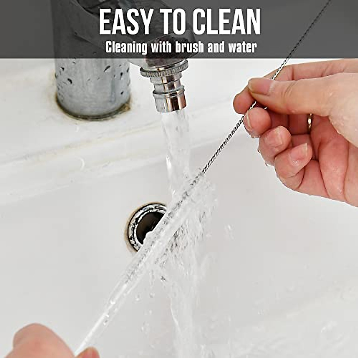 Replacement Straw for 40 oz Stanley Tumbler with Handle, 10 Pack Extra Long Straight Reusable Clear Straws with 2 Cleaning Brushes for Stanley Adventure Quencher Travel Cup Water Bottle Accessories