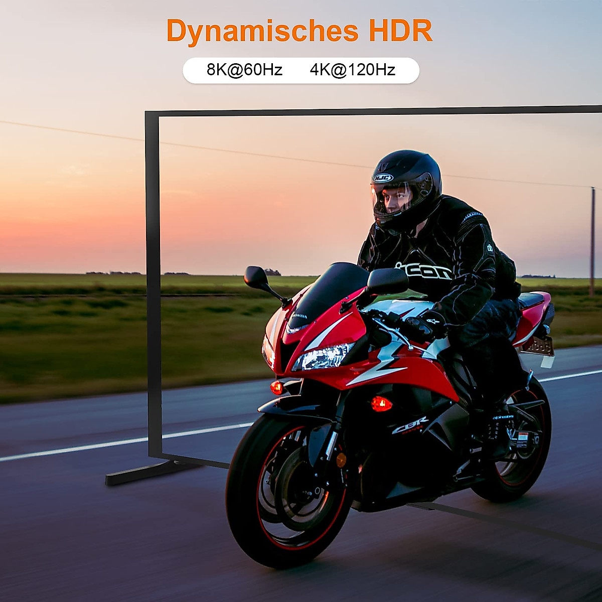 8K Fiber HDMI Cable 32ft, BIFALE (CL3 Rated) HDMI 2.1 Fiber Optic Cable Support 8K@60Hz, 4K@120Hz, 48Gbps, eARC Compatible with Apple TV, Nintendo Switch, Roku, QLED 8K Q900 TV