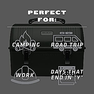 Stanley 10-01625-028 The Legendary Classic Lunch Box Matte Black 10QT / 9.5L