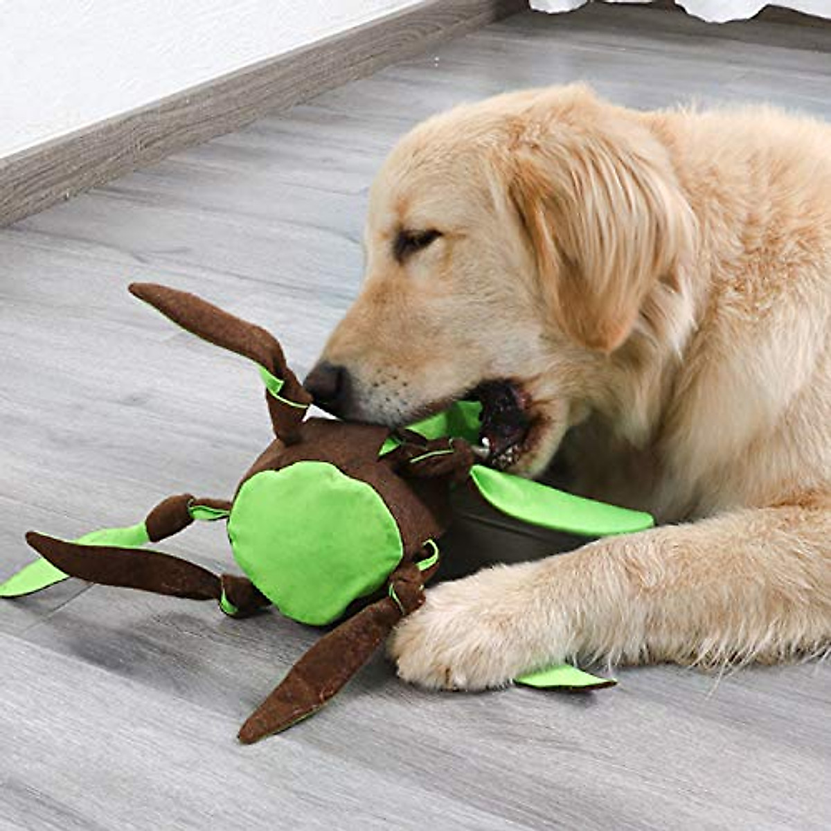 Auland Puppy Puzzle Toys, Puppy Toys for Improving Dog' s IQ, Squeaky Puppy Puzzle for Dogs,Interactive Dog Toys for Boredom and Snuffling (Octopus)