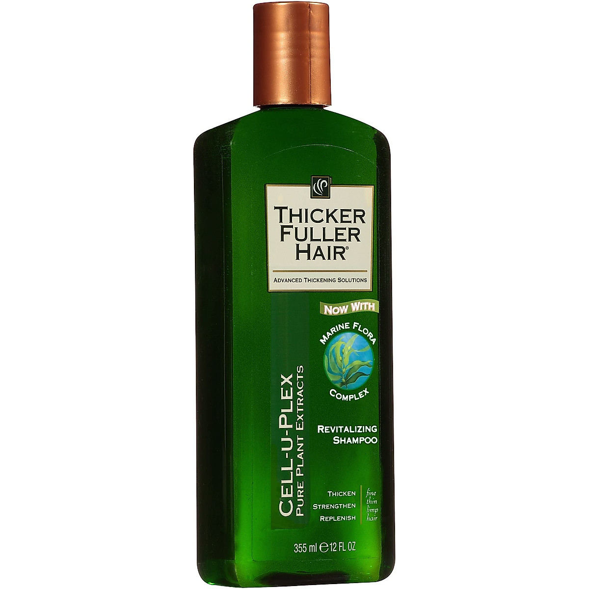 Thicker Fuller Hair Revitalizing Shampoo 12-Ounce Bottle (Pack of 6)