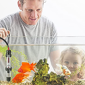 DaToo 50 Watt Aquarium Heater Submersible Adjustable Temperature Fish Tank Heater 50W