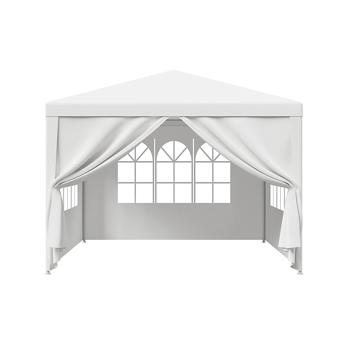 HomGarden 10'x10' Outdoor Canopy Tent Patio Camping Gazebo Storage Shelter Pavilion Cater Party Wedding BBQ Events Tent w/Removable Sidewalls