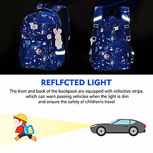 MICXKLZO School Backpack for Boys Girls, Waterproof Cute Backpack Travel Bookbag for Kids Children Casual Daypack Elementary School Bags