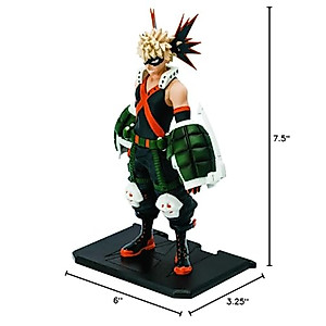 ABYSTYLE Studio My Hero Academia Katsuki Bakugo SFC Collectible PVC Figure 7.5" Tall Statue MHA Anime Manga Figurine Home Room Office Decor Gift