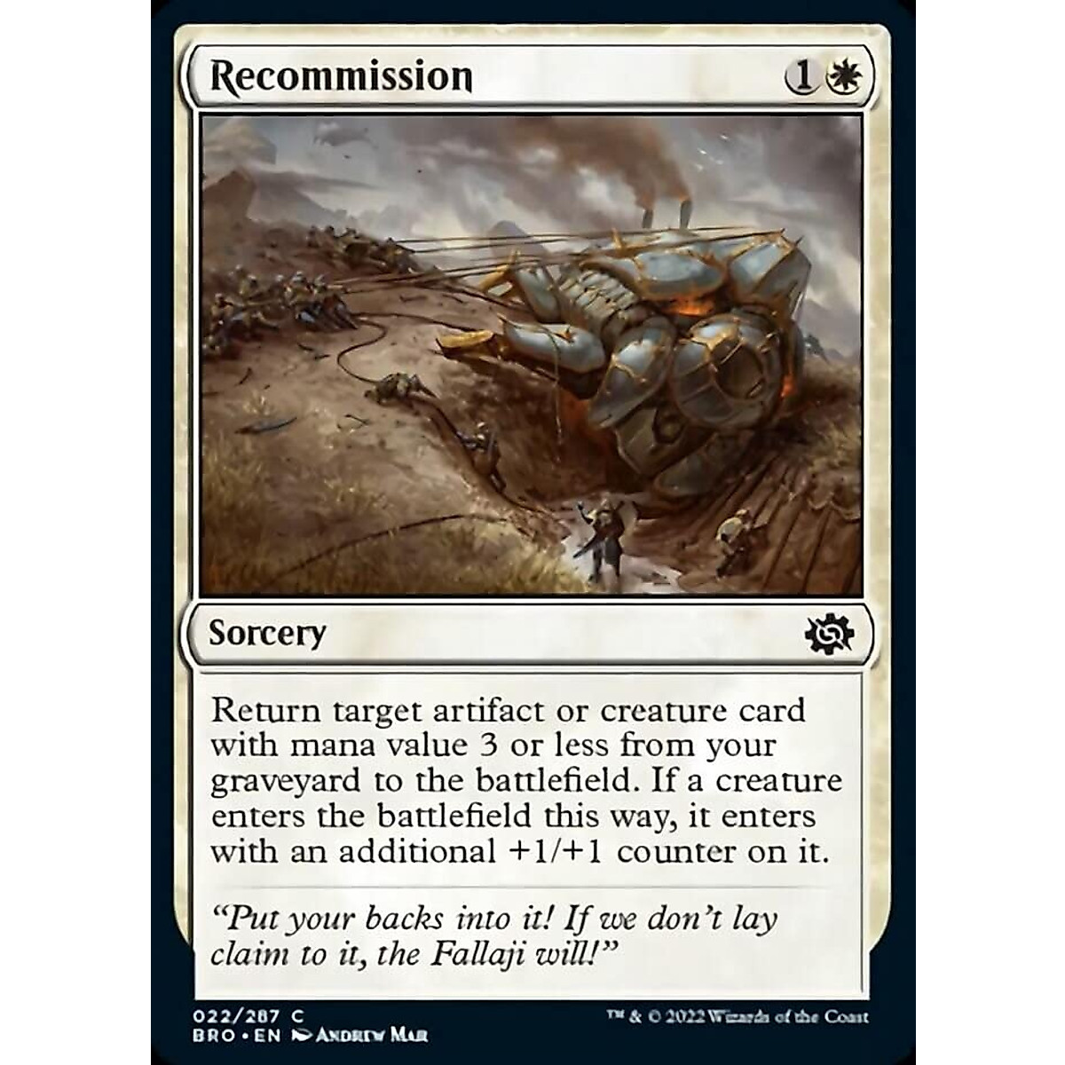 Magic: the Gathering - Recommission (022) - The Brothers' War