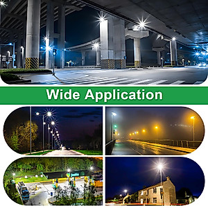 200W LED Parking Lot Light, 28000LM(140lm/w) LED Shoebox Pole Area Light(700W HID/HPS Equivalent) -Direct Arm Mount 5000K Dimmable Outdoor Commercial Street Lighting IP65 100-277V UL DLC Listed