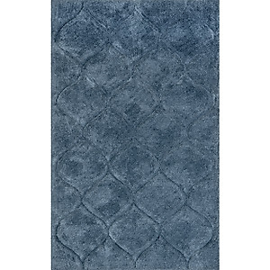 nuLOOM Elsie Contemporary Shag Area Rug, 8x10, Teal