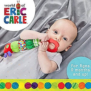 Teether Rattle, World of Eric Carle The Very Hungry Caterpillar Teething Toy for Babies